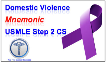 Domestic Violence Mnemonic (Abuse)-USMLE Step 2 CS
